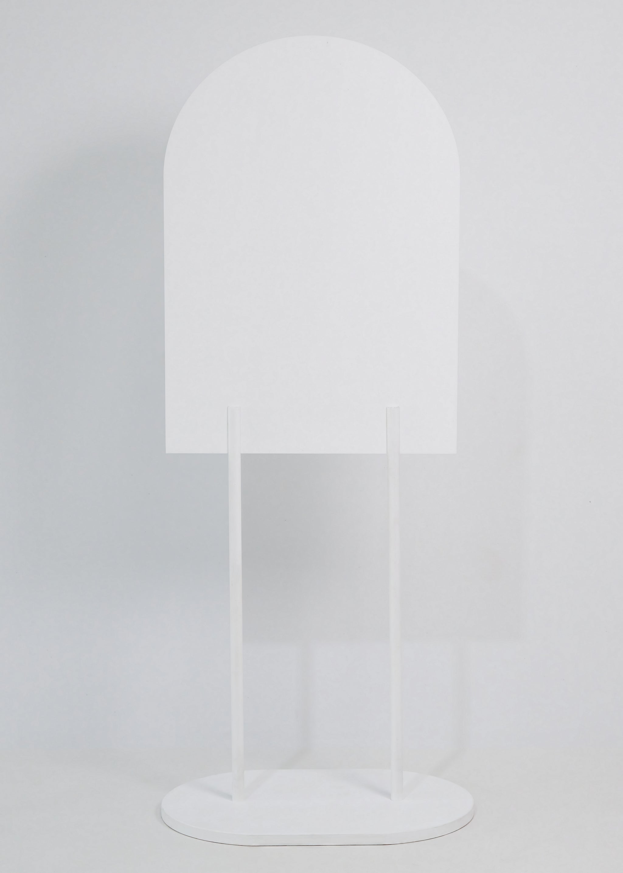 Tall White Pill Prong Stand