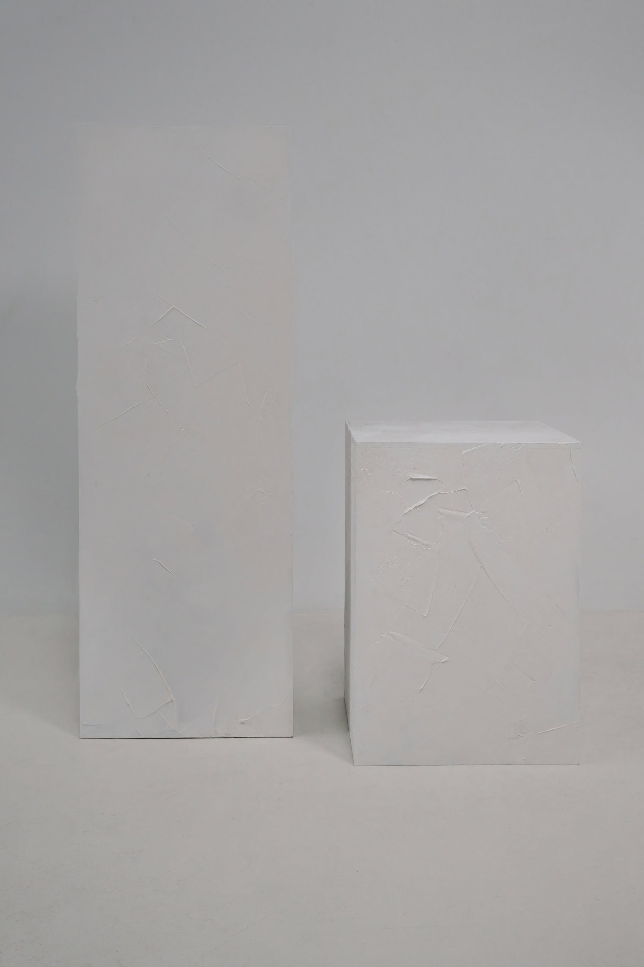 Square Textured Plinth 50cm